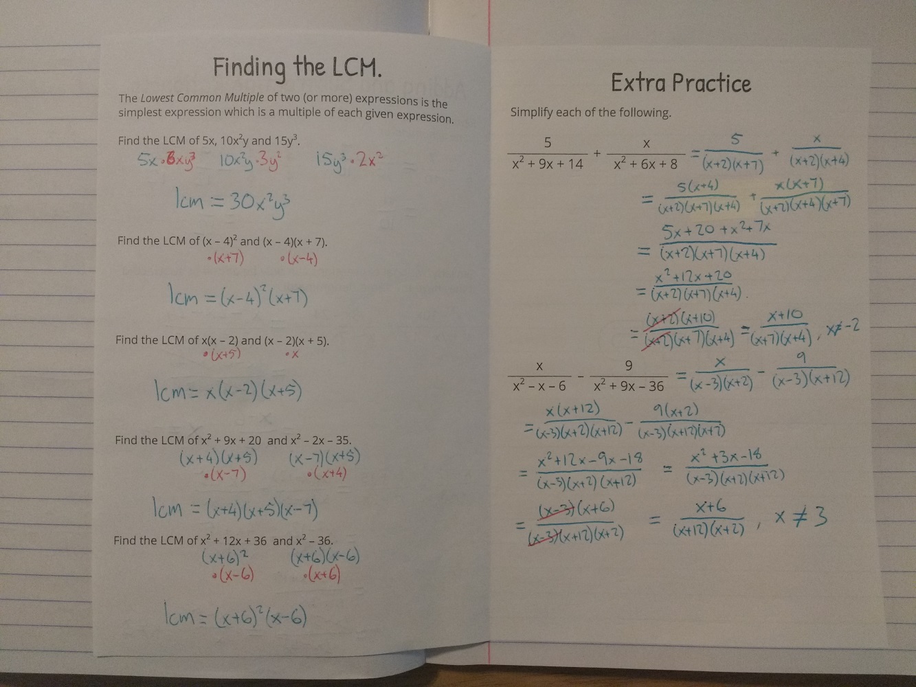 Adding And Subtracting Rationals The Prime Factorisation Of Me